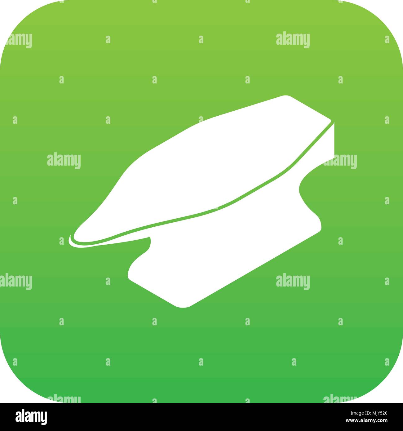 Anvil icon green vector Stock Vector Image & Art - Alamy