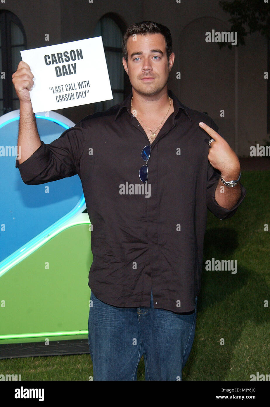 Carson Daly (Late Night with carson Daly) arriving at the All-Star ...