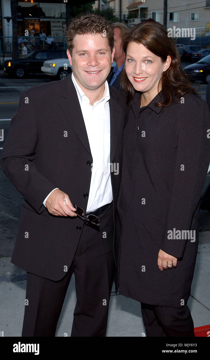 Sean Astin and wife Christine, arrive for "The Others" premiere held at ...