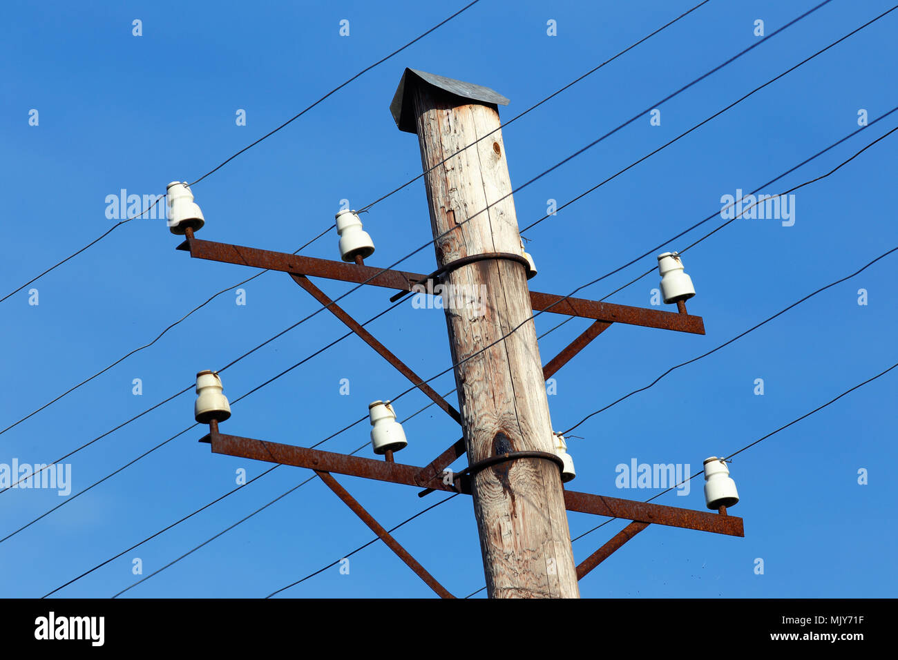 Telephone Pole Close Up
