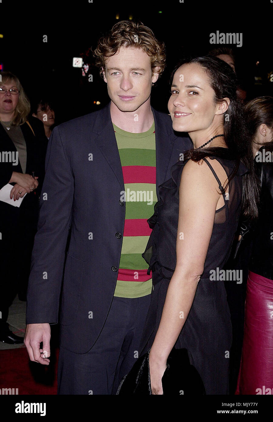 Simon baker with his wife and son hi-res stock photography and images ...