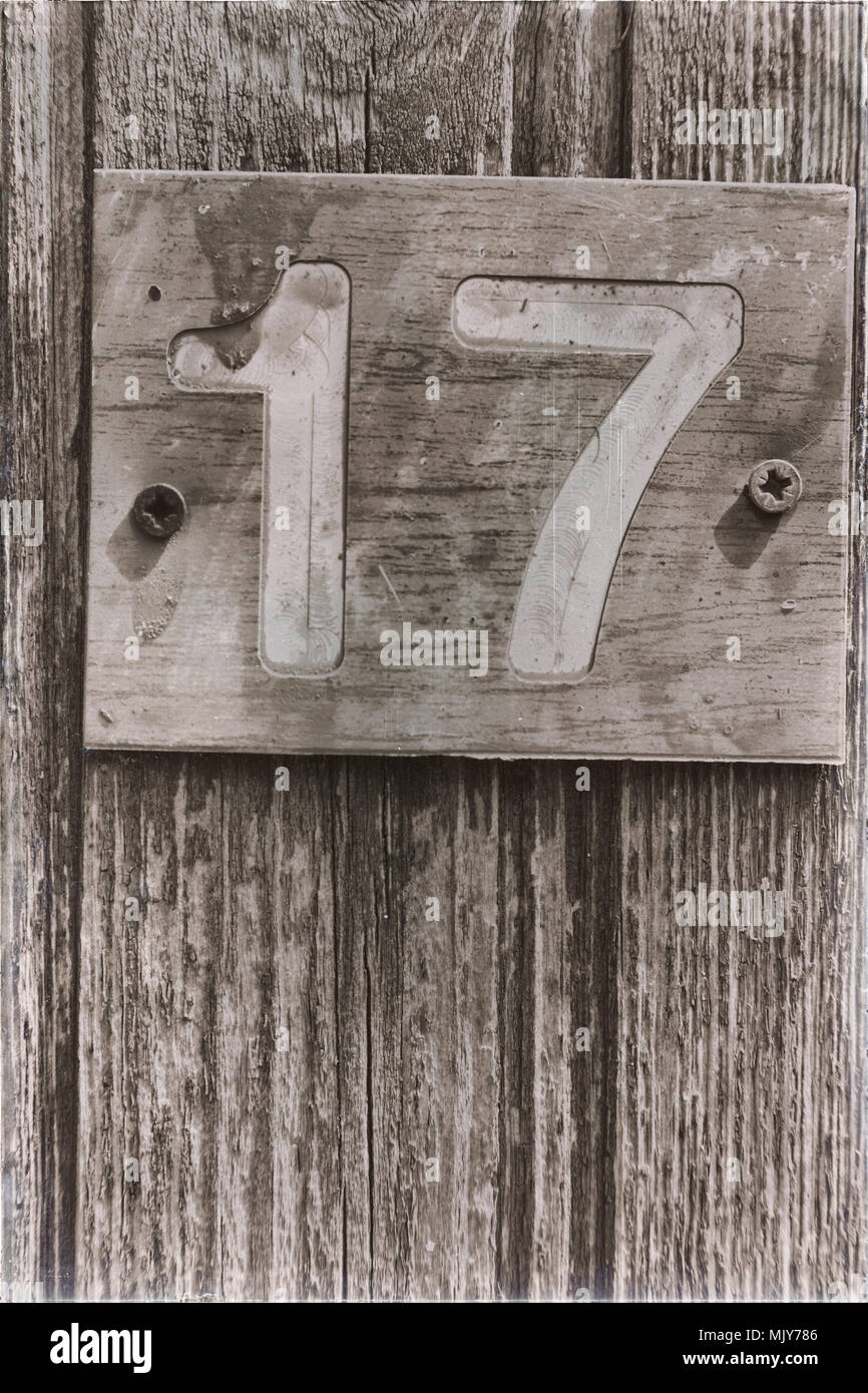 Unlucky number 17 hi-res stock photography and images - Alamy