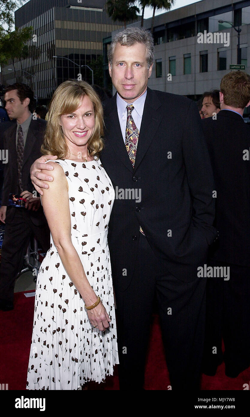 Fred Baron - prod. - and wife Nancy arriving at the premiere of MOULIN ...