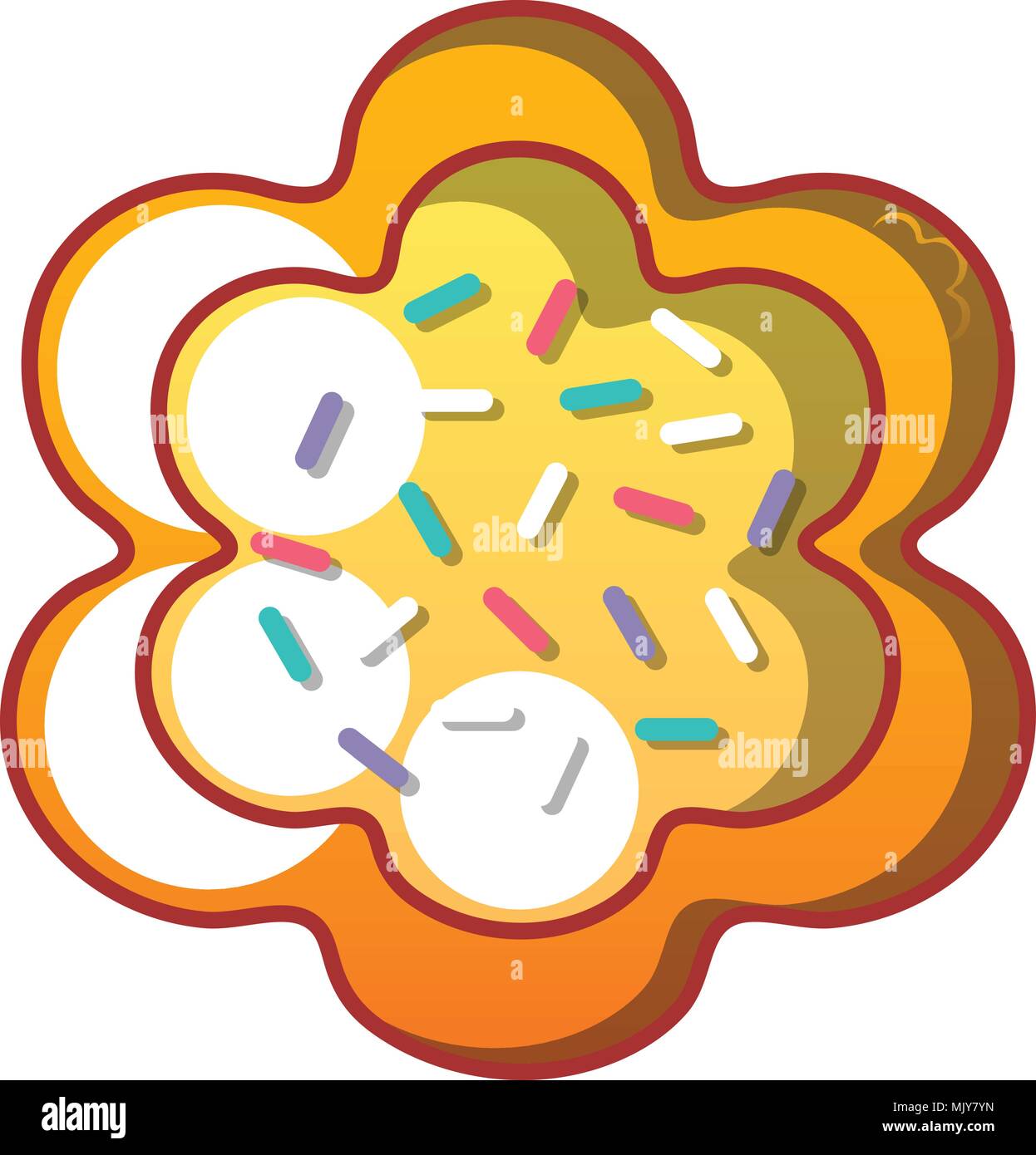 Easter bread icon, cartoon style Stock Vector Image & Art - Alamy