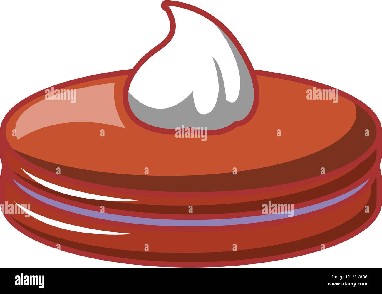 Biscuit bar icon cartoon Stock Vector Images - Alamy