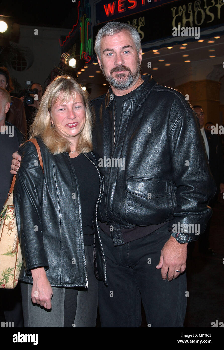 Steve Beck - director - and wife arriving at the premiere of Thirteen ...