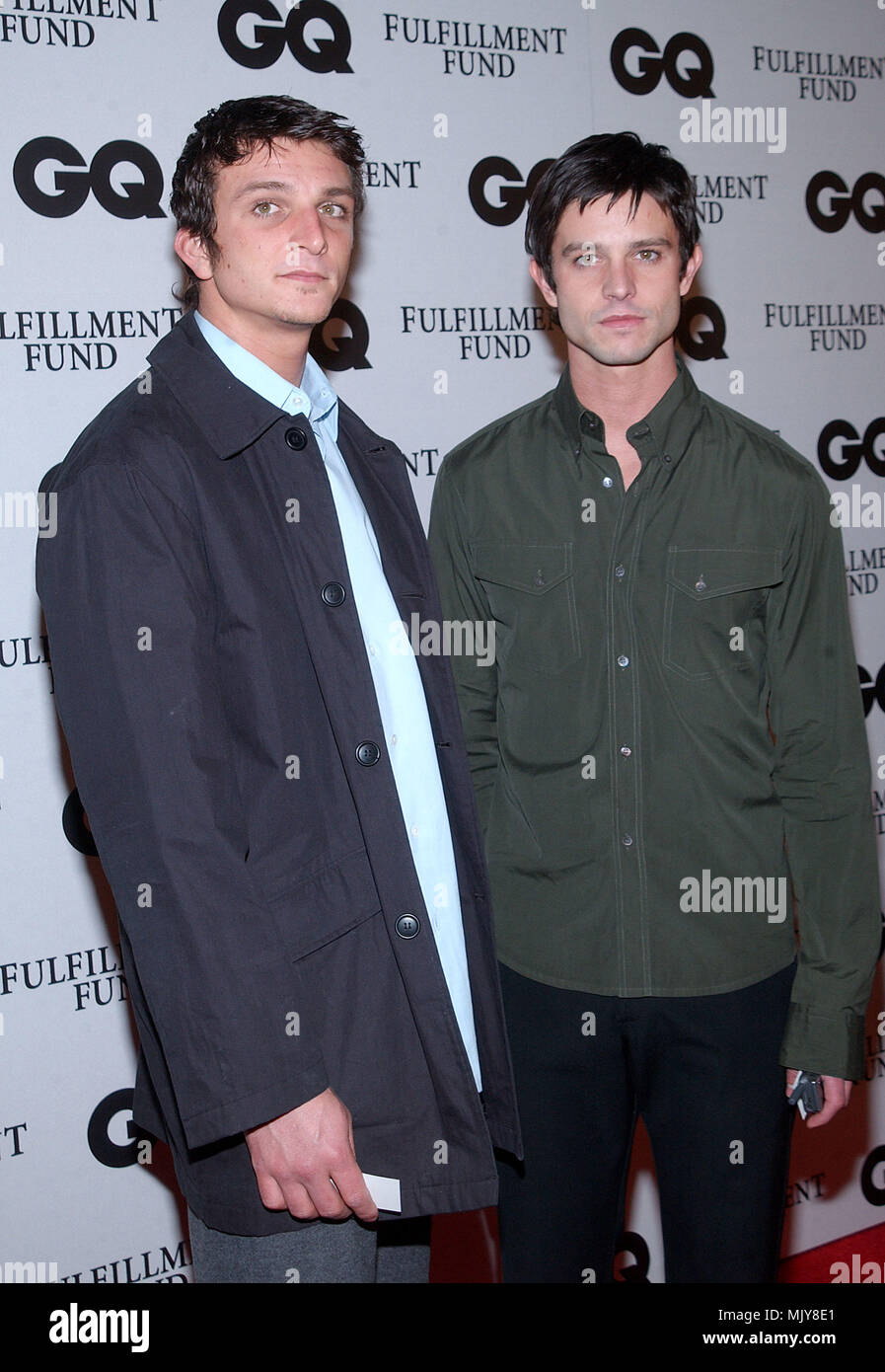 Jason Behr and brother Aaron arriving at the GQ magazine 3rd annual ...
