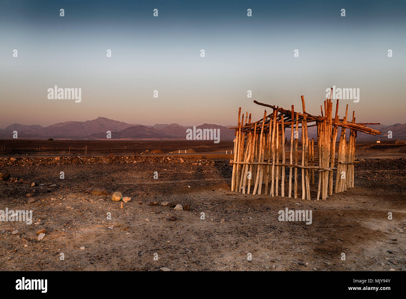 in ethiopia africa the poor house of people in the desert of stone ...