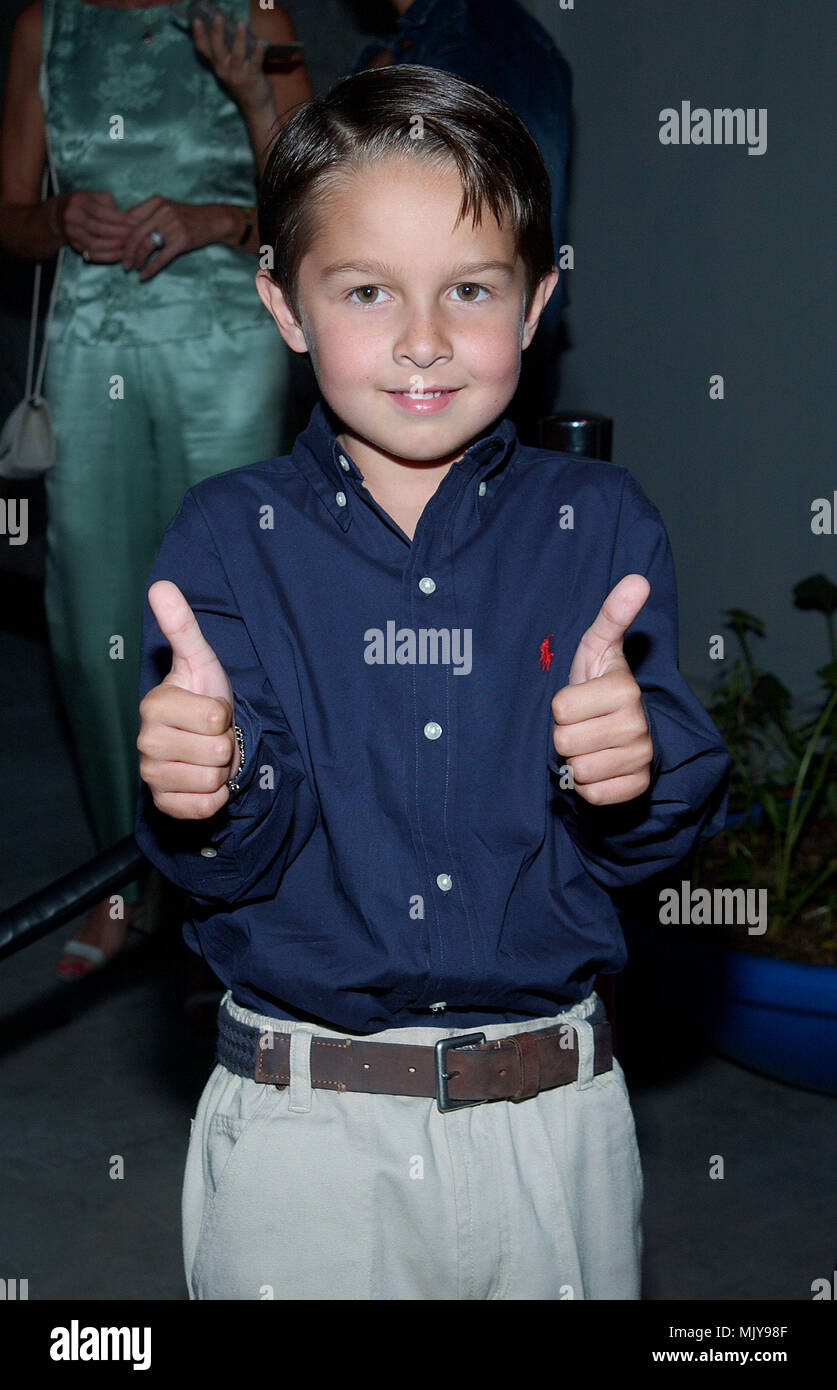 arriving at the 2002 Warner Bros Summer Press Tour party at the ...