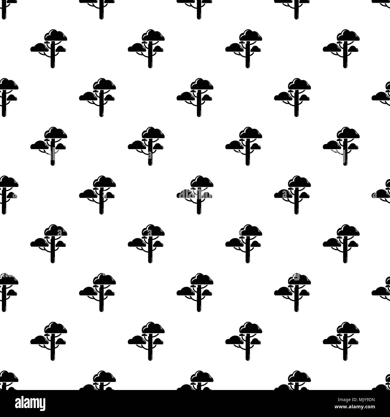Cloud tree pattern vector seamless Stock Vector Image & Art - Alamy