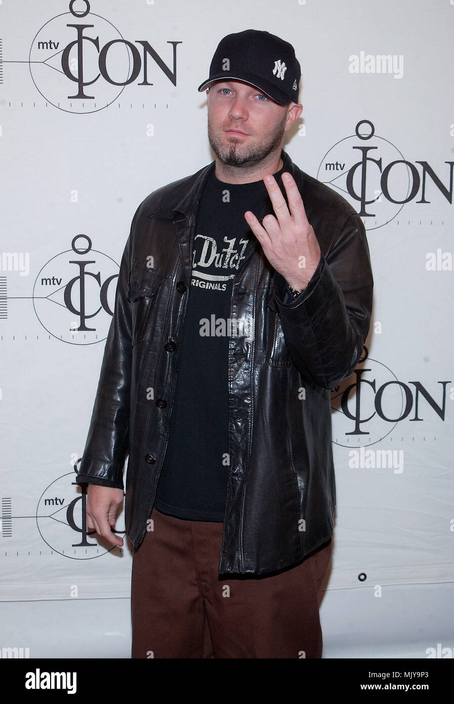 Fred Durst arriving at the mtvICON: Aerosmith held at Sony Studios in ...