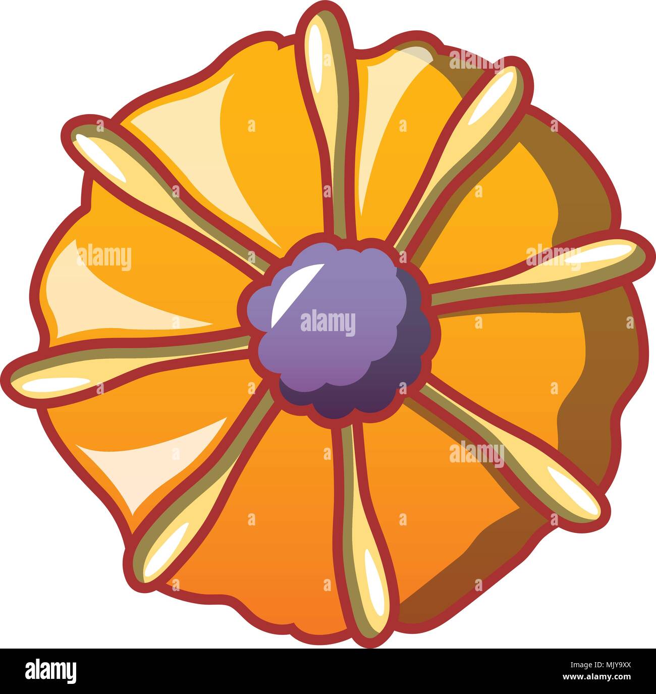 Fresh cake icon, cartoon style Stock Vector Image & Art - Alamy