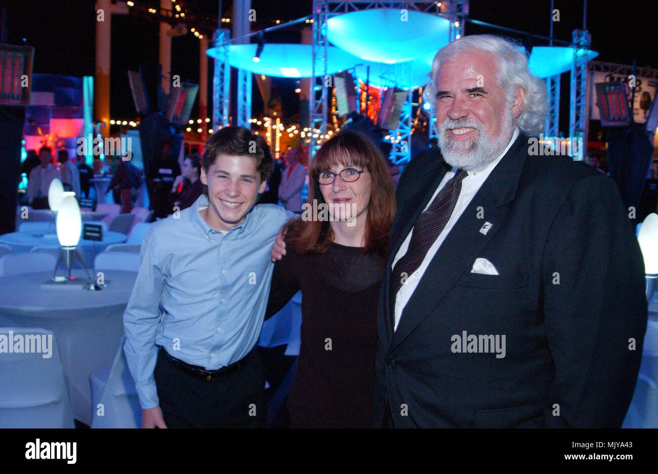J. Blake and family arriving at the party for the premiere of Men In ...