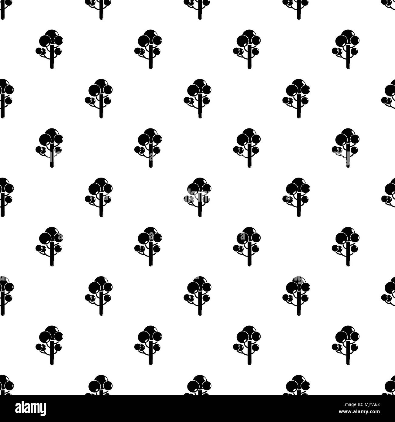 Tree pattern vector seamless Stock Vector Image & Art - Alamy