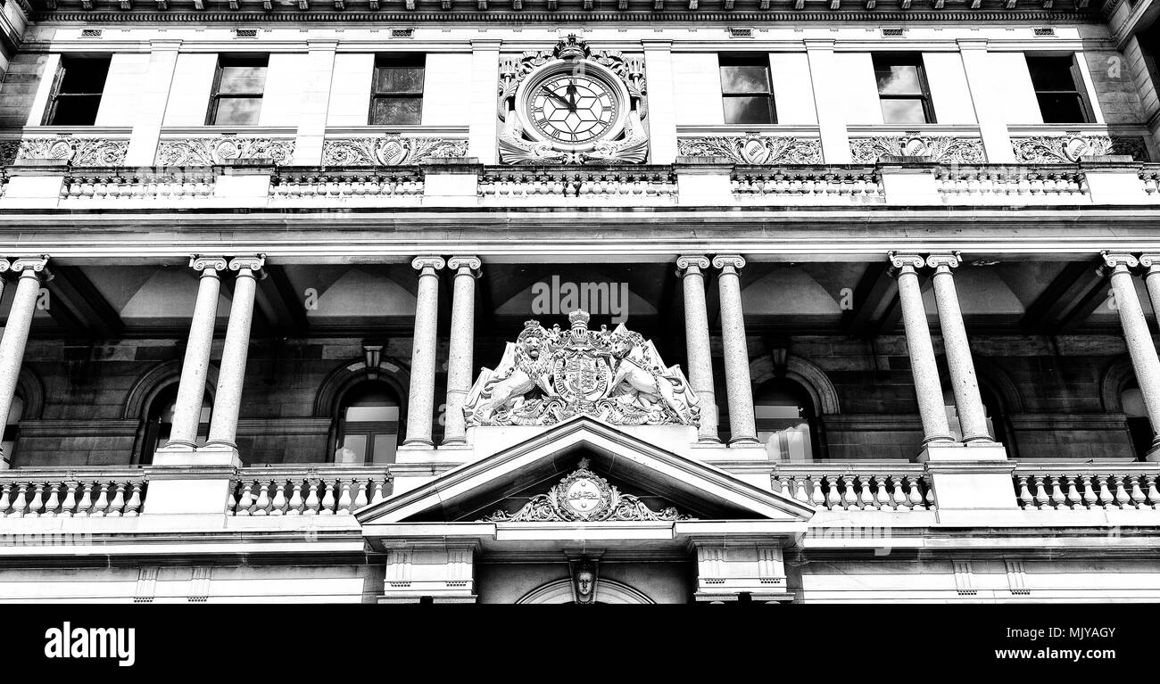 in australia sydney the antique clock tower Stock Photo - Alamy