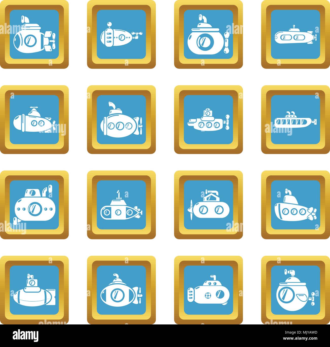 Underwater submersible Stock Vector Images - Alamy