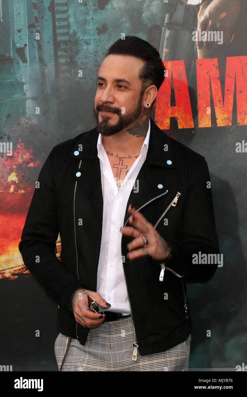 Premiere of 'Rampage' at the Microsoft Theater - Arrivals Featuring: AJ ...