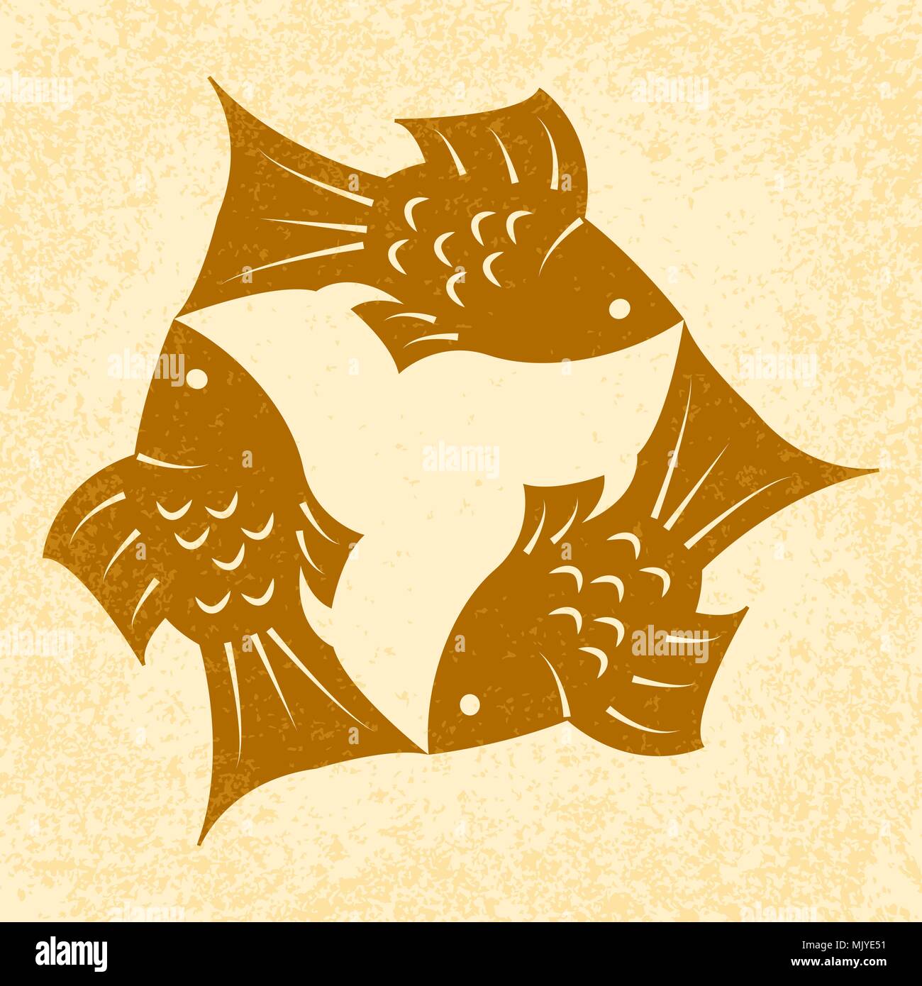 Trinity symbol fish hi-res stock photography and images - Alamy