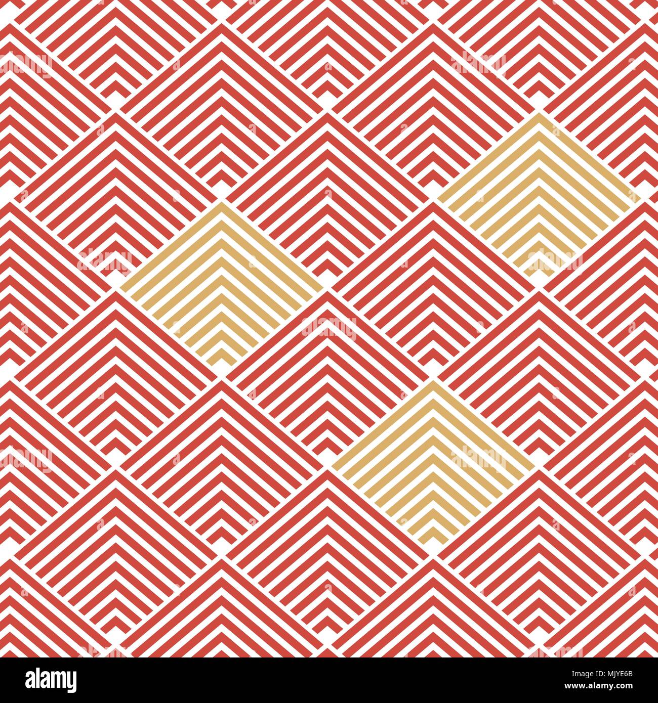 Red Geometric pattern background for cover page design, template ...