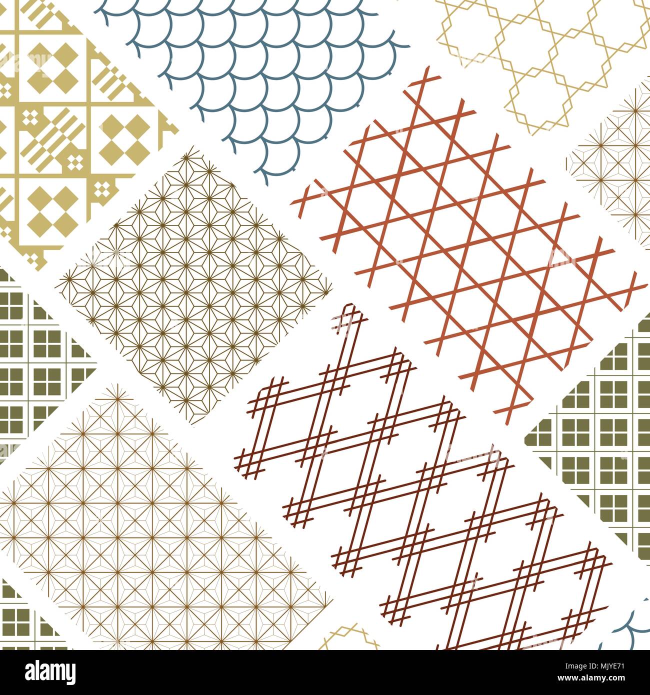Japanese pattern vector. Tradition background for cover page design ...