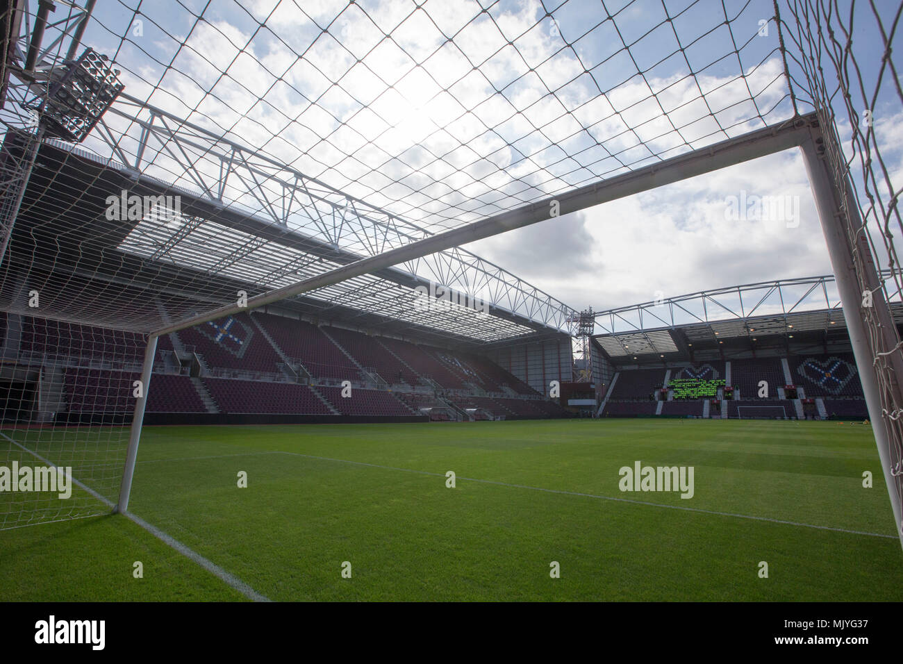 Tynecastle stadium general view hi-res stock photography and images - Alamy