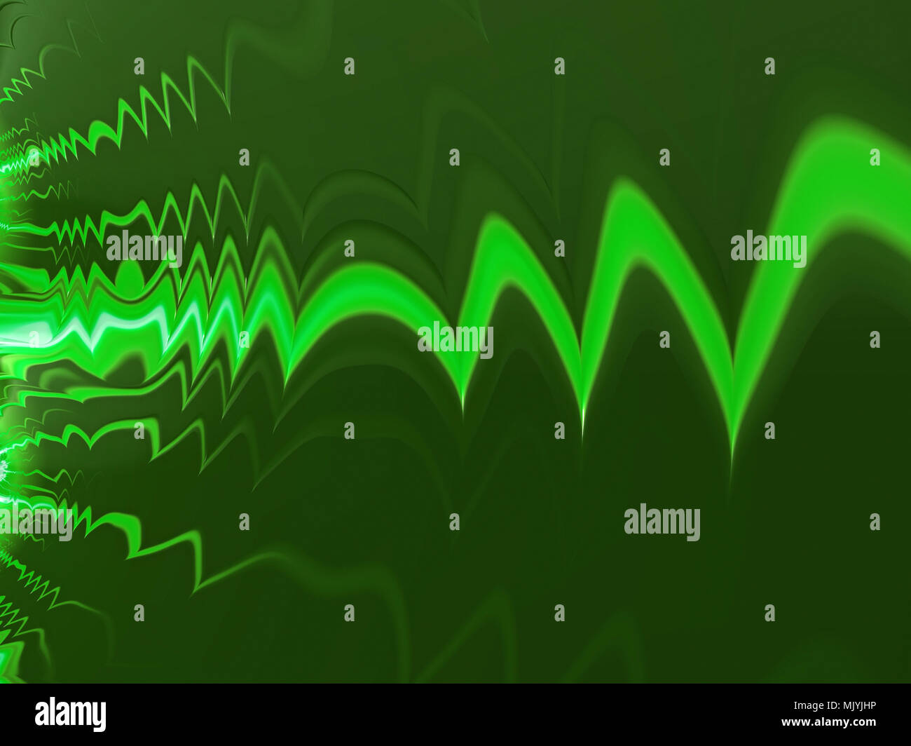 Fractal abstract green hi-res stock photography and images - Alamy