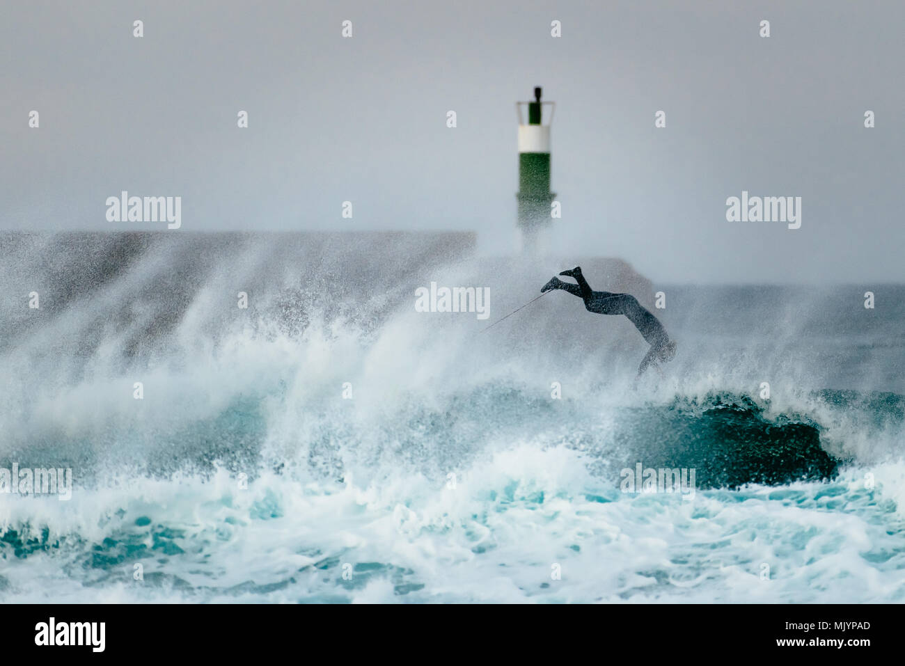 Jumping over a water body hi-res stock photography and images - Alamy