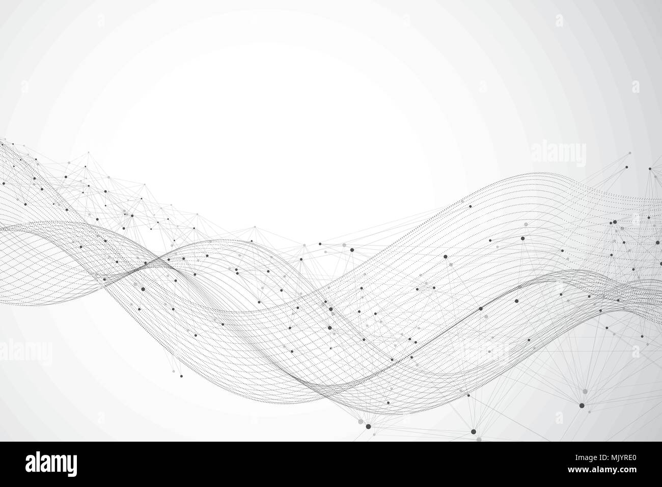Big data visualization. Graphic abstract background communication ...