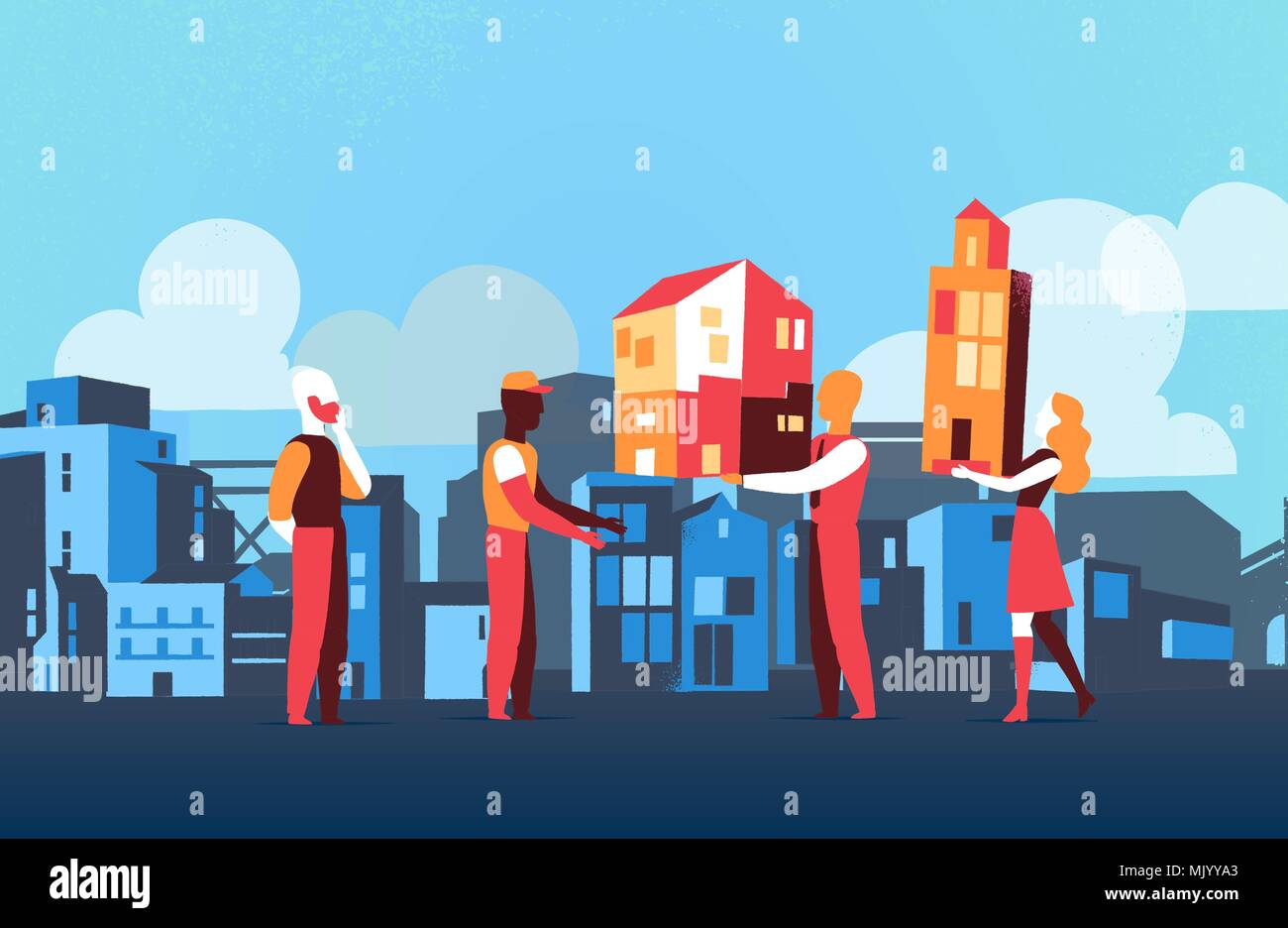 Own your house Stock Vector Images - Alamy