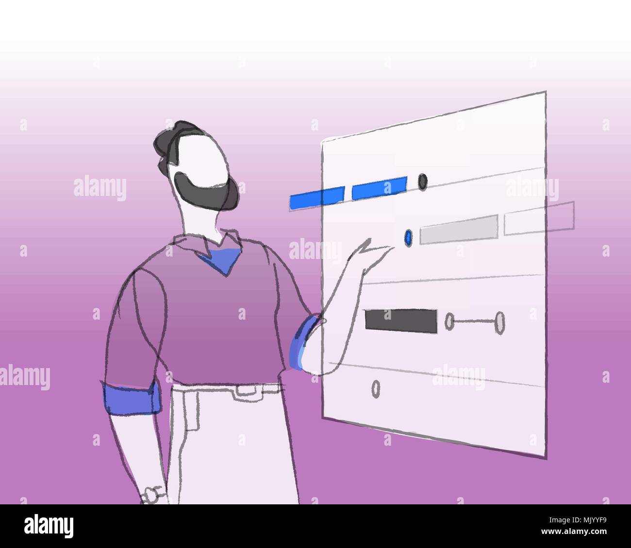 Jit process Stock Vector Images - Alamy