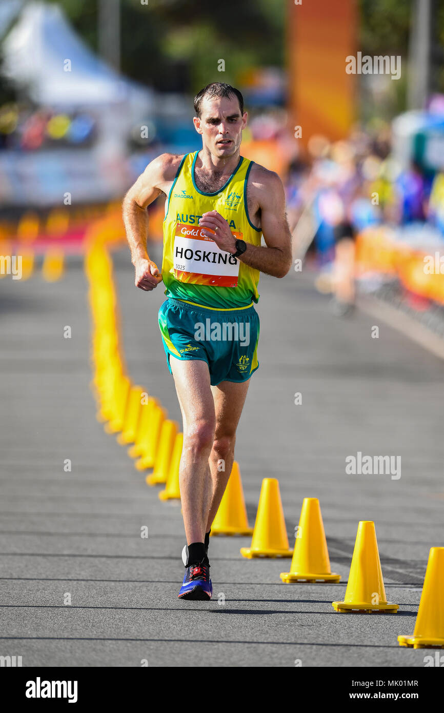 GOLD COAST, AUSTRALIA - APRIL 8: Michael Hosking of Australia competing ...