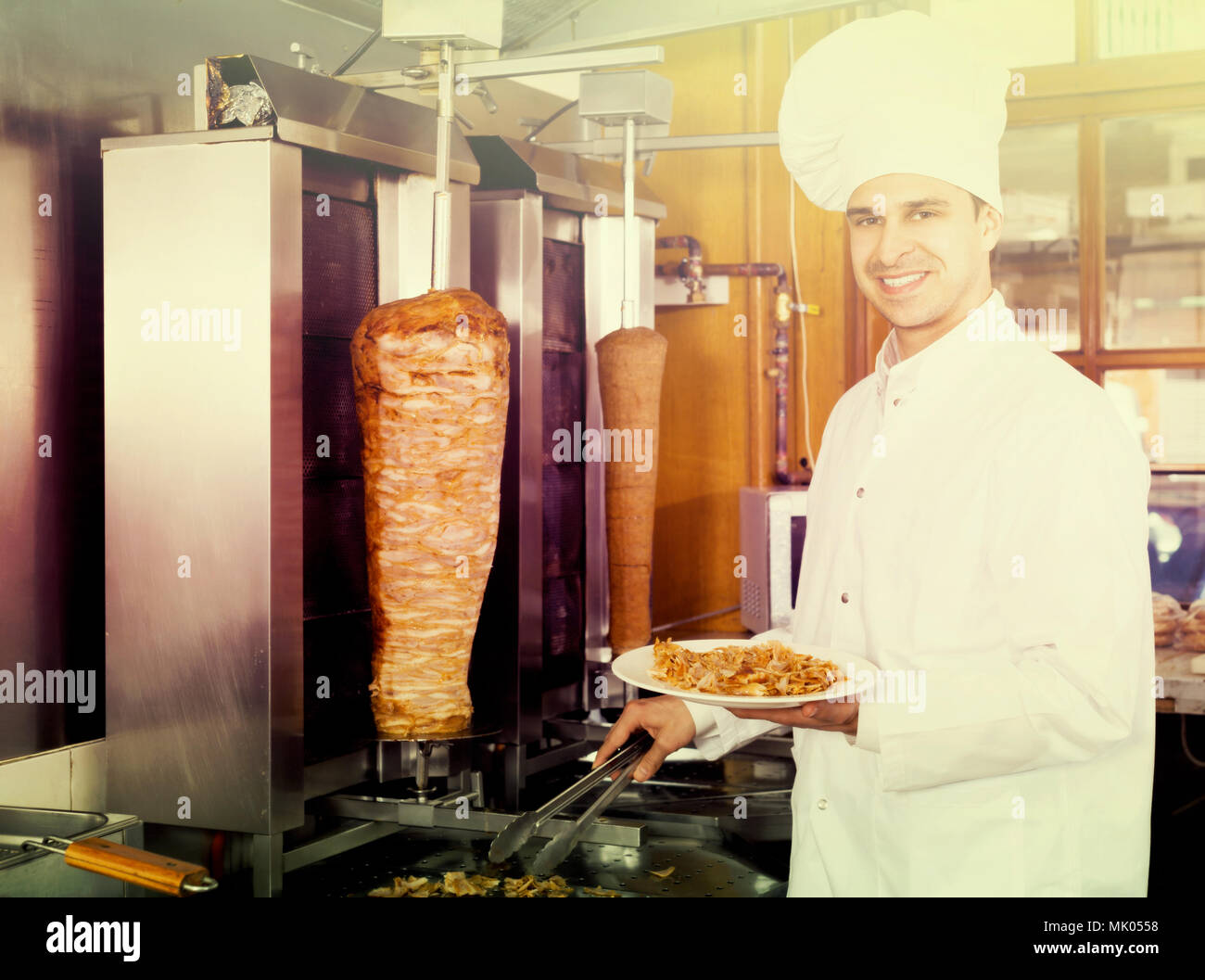 Smiling arabian male employee hi-res stock photography and images - Alamy