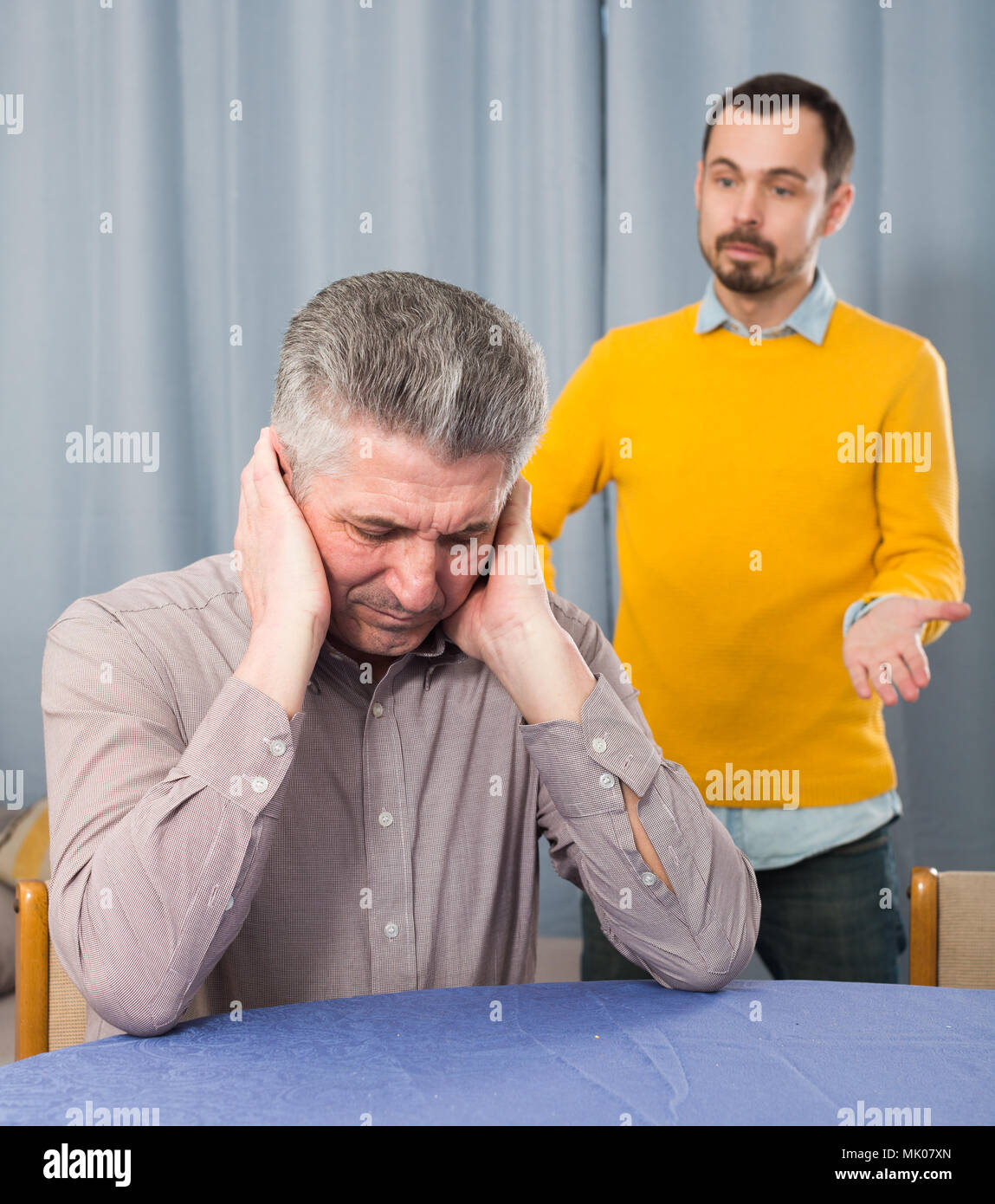 Father criticizes hi-res stock photography and images - Alamy