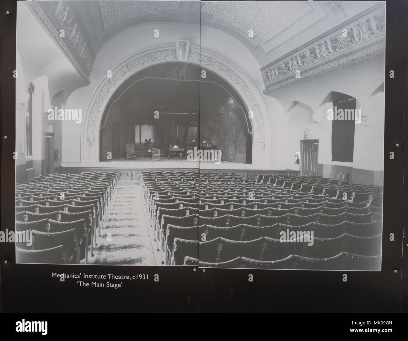 Public display of old historic images about the GWR works, Swindon ...