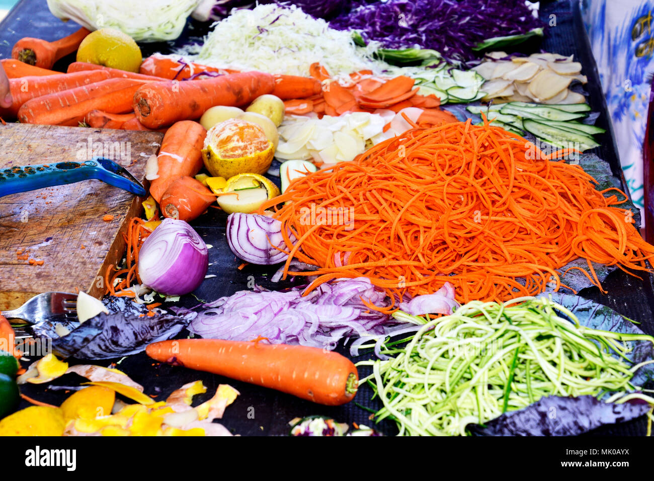Shredded Carrots Cooking Stock Photos & Shredded Carrots Cooking Stock ...