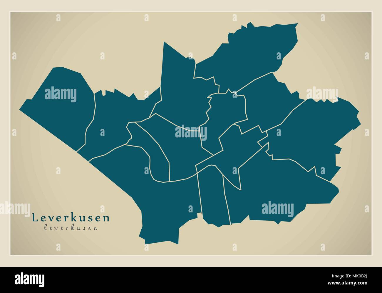Leverkusen map Stock Vector Images - Alamy