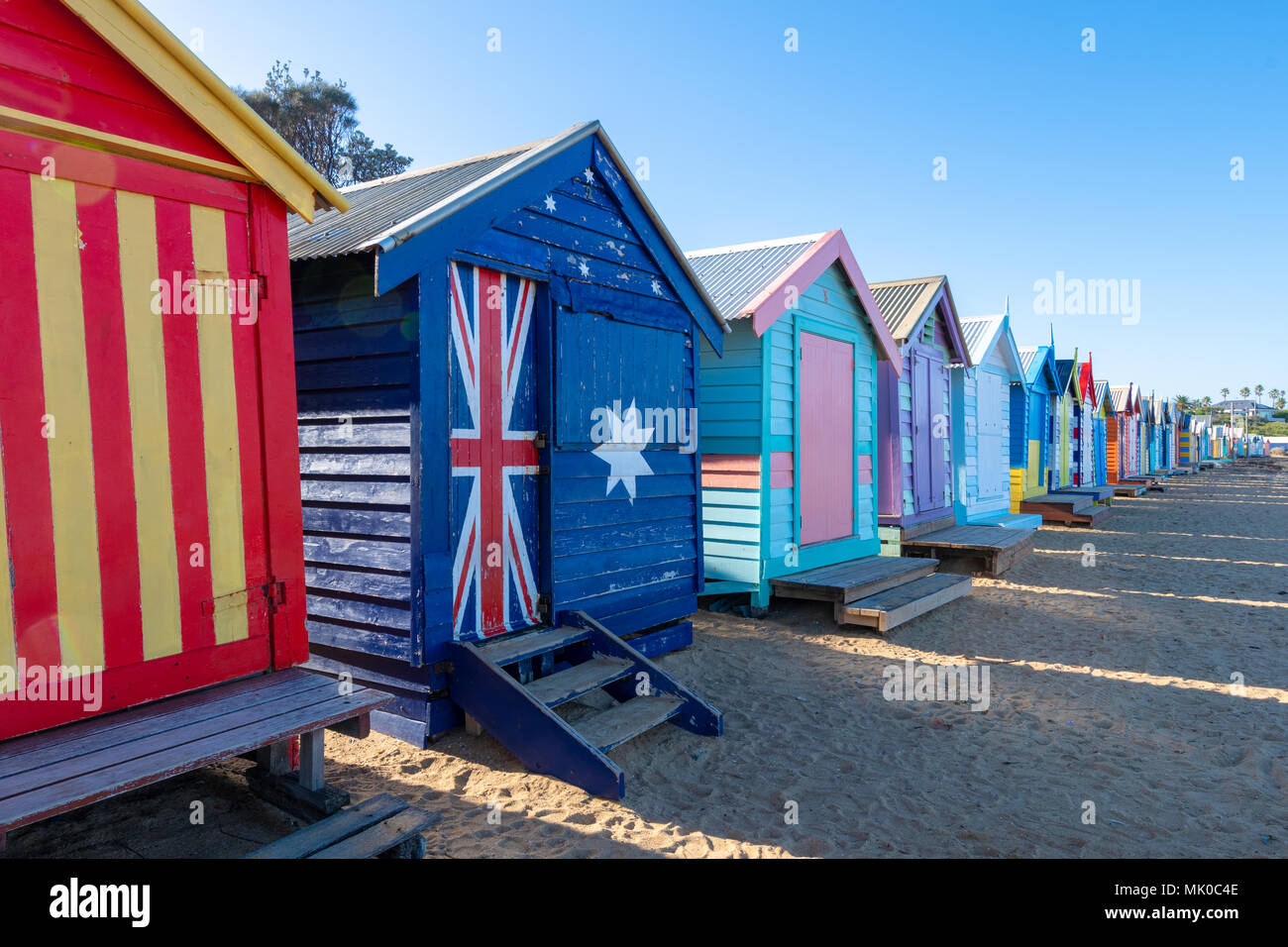 Beach bathing huts hi-res stock photography and images - Alamy