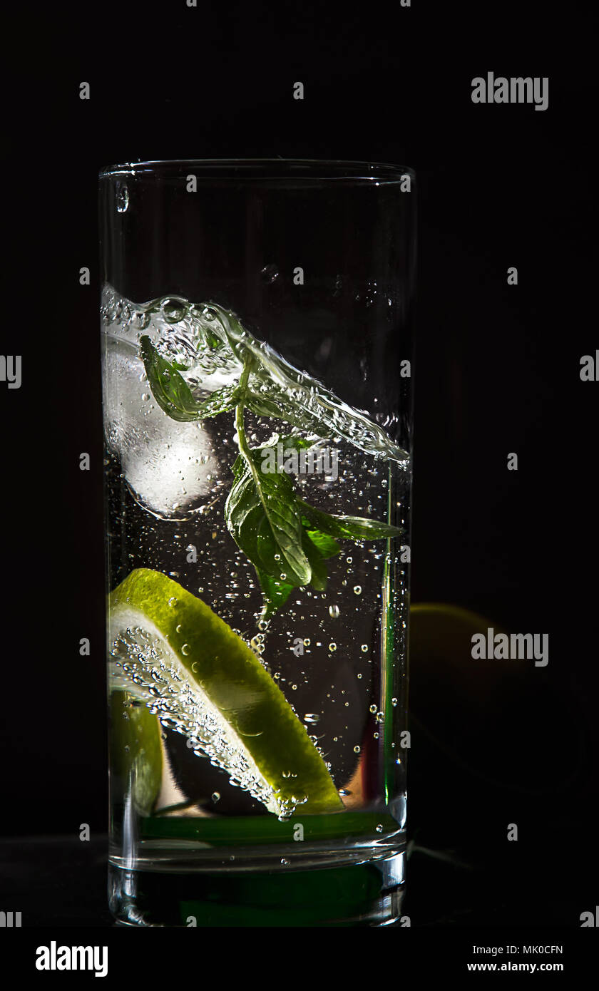 Clean cold water in glass hi-res stock photography and images - Alamy