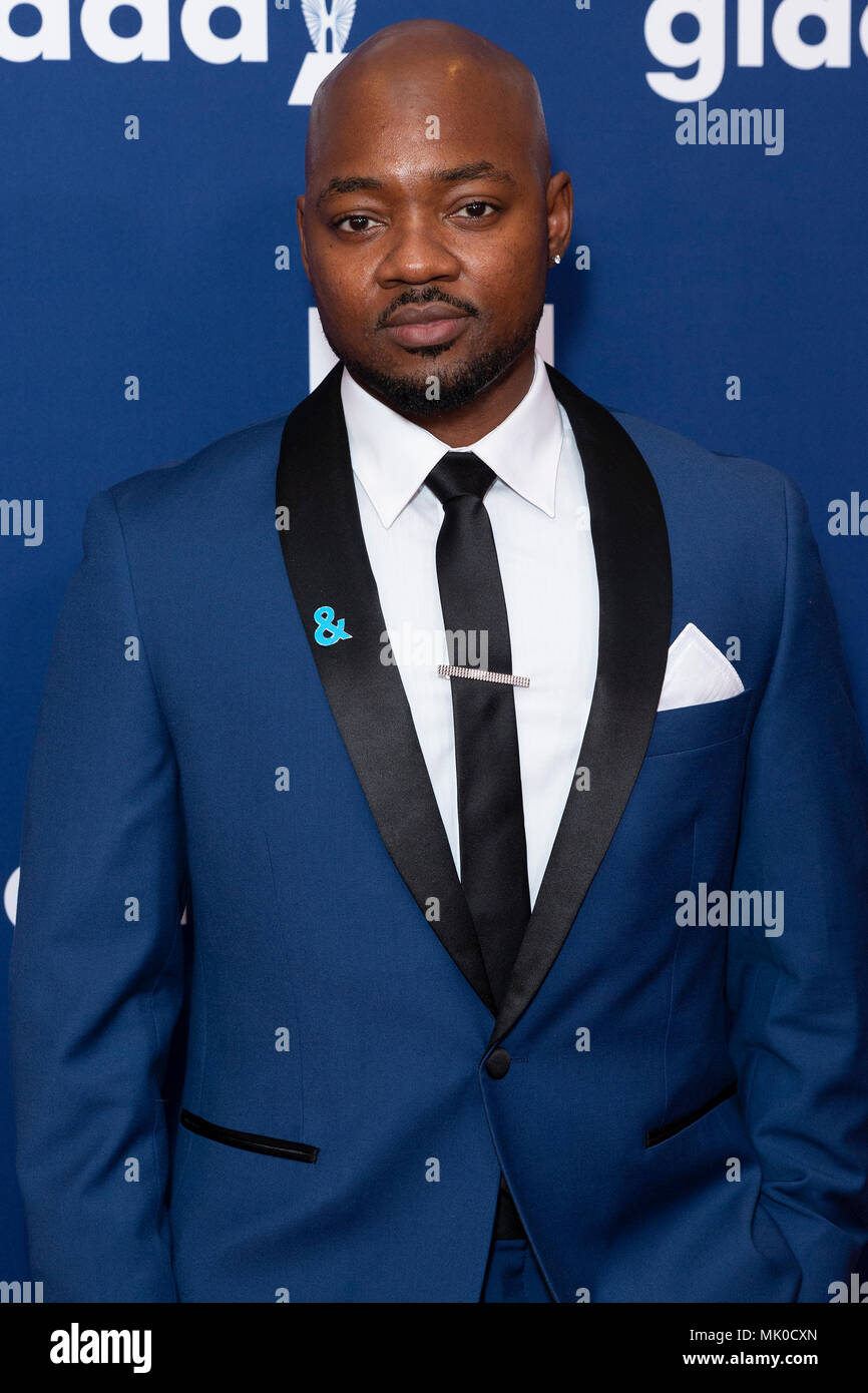 Brian Michael attends the 29th Annual GLAAD Media Awards at Hilton ...