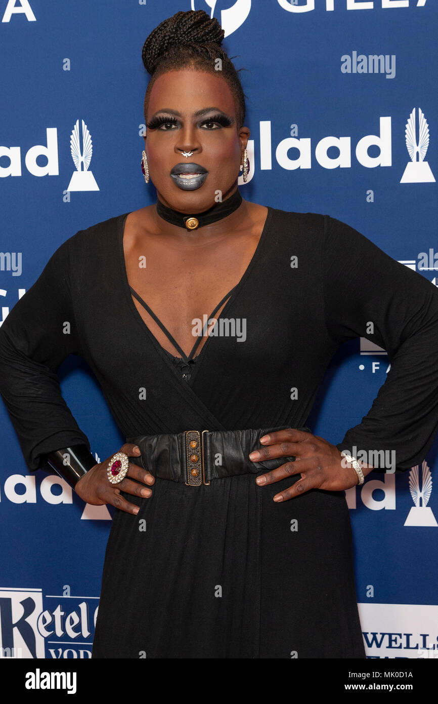 Nedra Belle attends the 29th Annual GLAAD Media Awards at Hilton ...