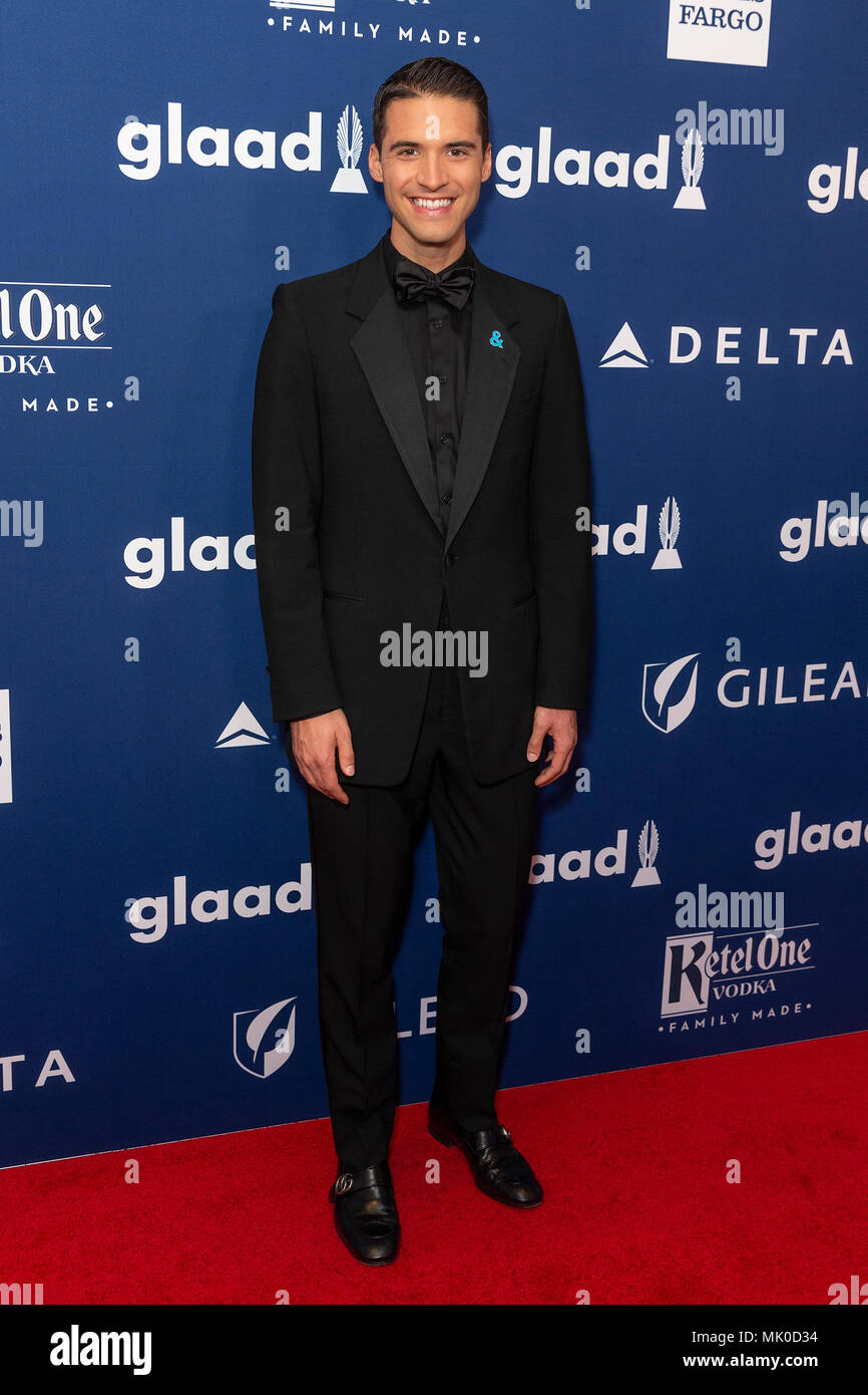Raymond Braun attends the 29th Annual GLAAD Media Awards at Hilton ...