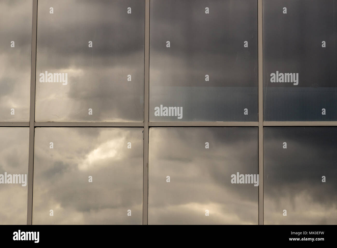 Glass wall, background, texture Stock Photo - Alamy