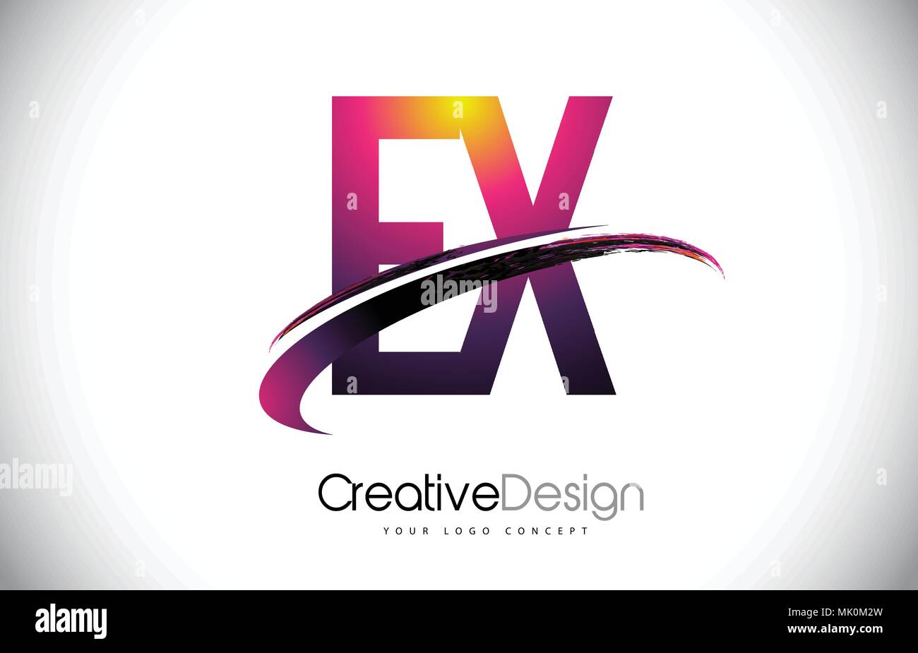 Ex letters logo High Resolution Stock Photography and Images - Alamy