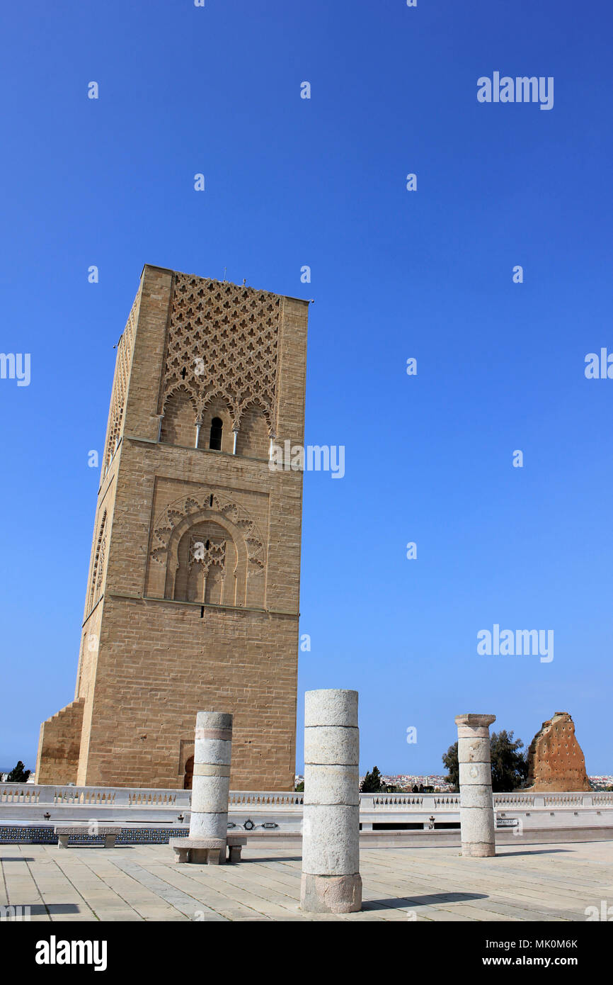 Hassan Tower a.k.a. Tour Hassan, Rabat, Morocco Stock Photo - Alamy