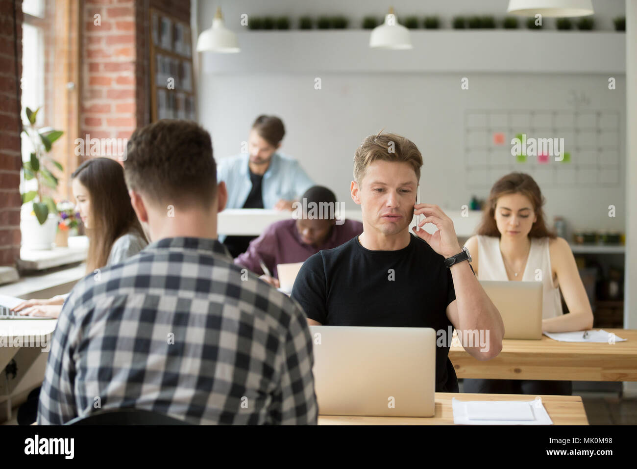 Call centre worker hi-res stock photography and images - Alamy