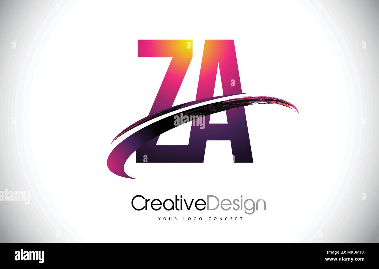 Za letters Stock Vector Images - Alamy