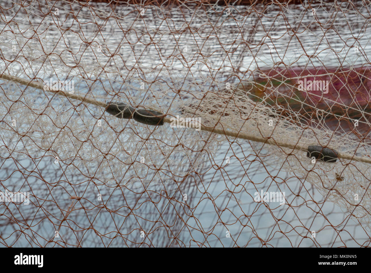 Fishermans fisherman rope net netting hi-res stock photography and ...