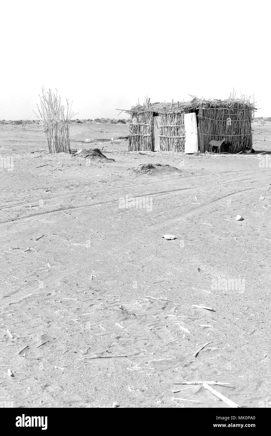 in ethiopia africa the poor house of people in the desert of stone ...