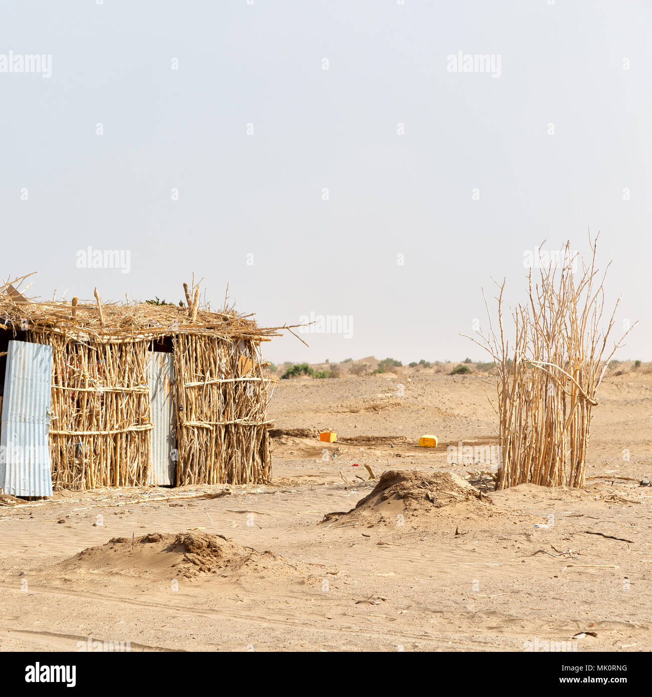 in ethiopia africa the poor house of people in the desert of stone ...