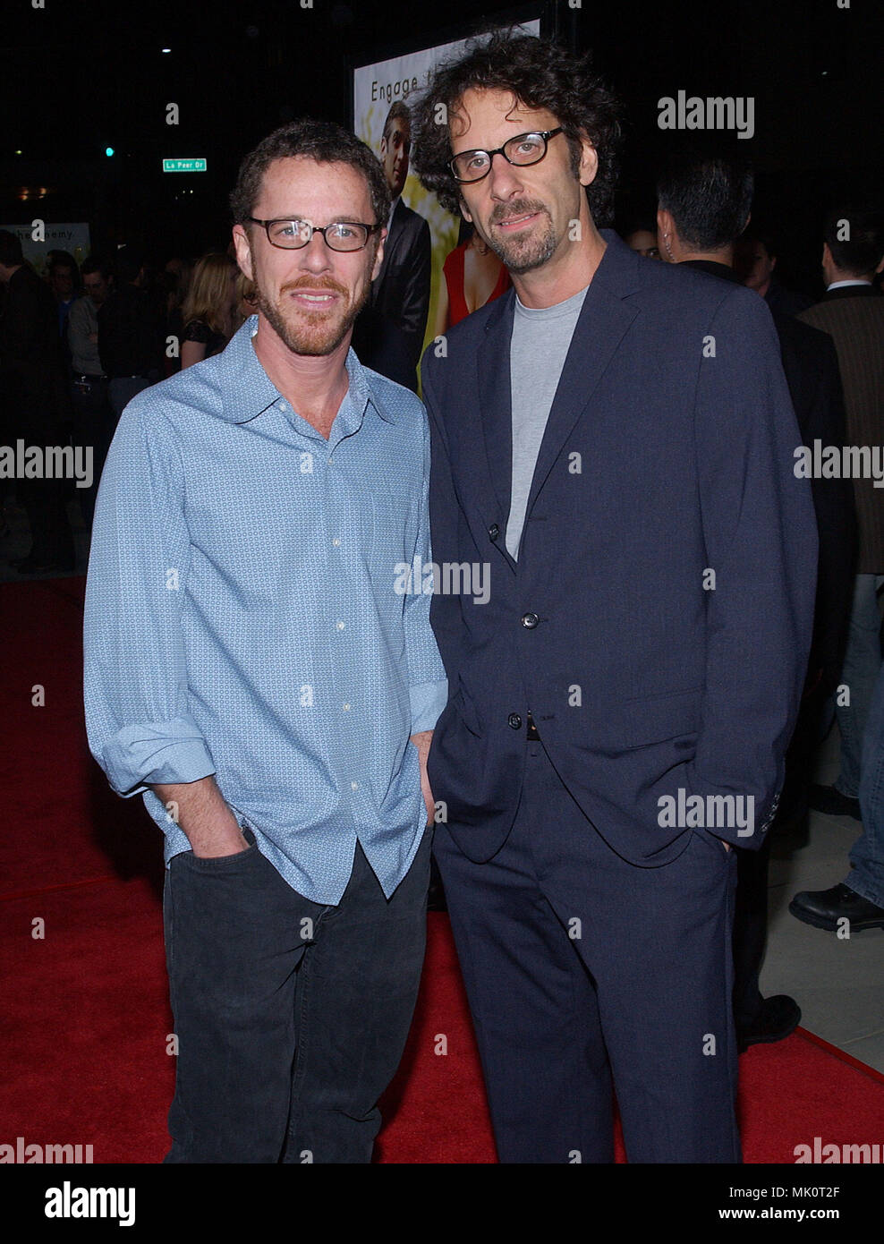 The Coen brothers Joel and Ethan arriving at the " Intolerable Cruelty ...